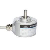 China Solid Shaft High Resolution Encoder Small Size ABZ Phase NPN Circuit Signal for sale