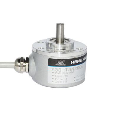 China Solid Shaft High Resolution Encoder Small Size ABZ Phase NPN Circuit Signal for sale
