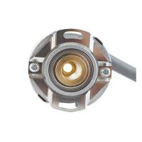 China 2500 Ppr 4 Poles Servo Rotary Encoder Diameter 40mm ABZUVW Phase Hollow Shaft / Taper Shaft for sale