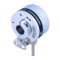 China K50 Optical Position Encoder , Hollow Shaft Optical Encoder 14mm Line Driver Output 5V DC 5000 Resolution for sale