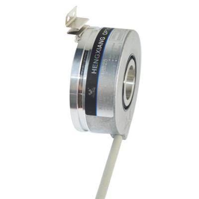 China KC76 Keyway High Resolution Rotary Encoder Push Pull Output 32768ppr Through Hole With Slot for sale