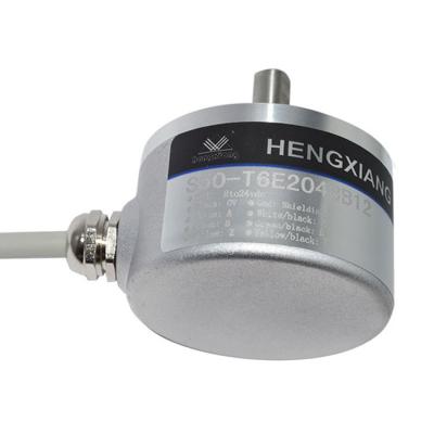 China S50 23040ppr Waterproof Rotary Encoder Thickness 30mm Solid Shaft High Resolution for sale