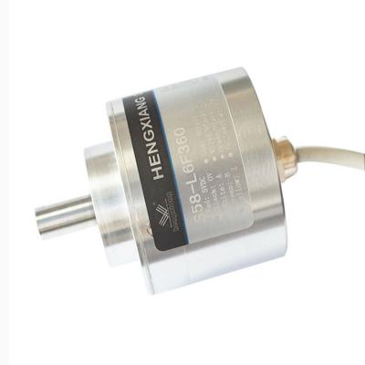 China Solid Shaft 10mm Push Pull Encoder , Optical Rotary Shaft Encoder Replacement RI58 - D1024AI for sale