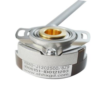 China External Diameter 40mm Hollow Shaft Incremental Encoders Through Hole 6mm 1024ppr KN40 for sale