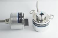 China Photoelectric K38 Hollow Shaft Incremental Encoders Thickness 28mm Blind Hole 8mm Voltage Output for sale