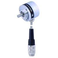 China 8mm Solid Shaft Absolute Optical Encoder External Diameter 51mm 4096 Steps Per Turn for sale