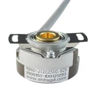 China Hollow Shaft Cone Hole Miniature Rotary Encoder 5000 Ppr Taper Shaft 9.54mm 8 Poles KN40 for sale