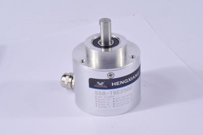 China Push - Pull Heavy Duty Encoder Complementary Output S58 Solid Shaft Encoder Socket At Side for sale