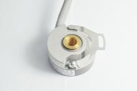 China Ultra Thin 18mm Quadrature Servo Motor Rotary Encoder KN35 Taper Hole Shaft 7mm for sale
