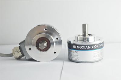 China Quadrature Servo Motor Rotary Encoder S52 Solid Shaft 16384 Resolution Line Driver 26C31 Output for sale