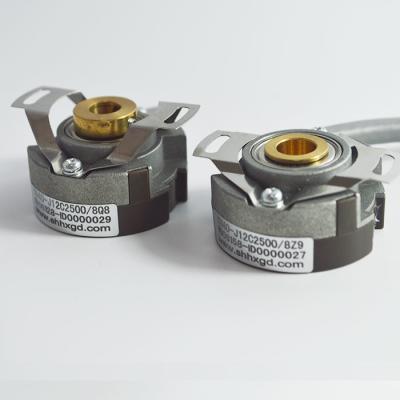China 16384 Pulse High Resolution Rotary Encoder Hole Distance 46mm Line Driver for sale