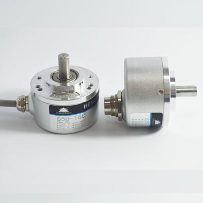 China 10mm 1440 Pulse Solid Shaft Encoder Installation Hole 40mm ABZ NPN Output Mode for sale