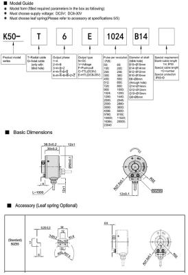 China Incremental IP65 11520ppr High Resolution Rotary Encoder for sale