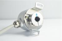 China 10MΩ IP65 5000RPM OD 38mm Incremental Shaft Encoder for sale