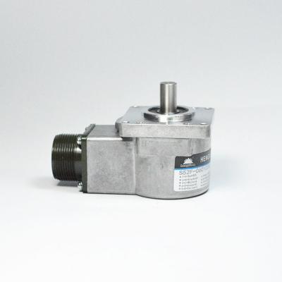 China 1024ppr 52*52mm Square Flange Optical Rotary Encoders With Shaft Seal H25 for sale