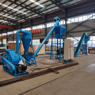 China 500Kg/H Flat Die Wood Pellet Machine Production Line with 6mm 8mm Die Plate and 90-160kW Motor Power for sale