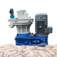 China Vertical Ring Die Wood Pellet Mill 1-5 T/H Capacity with 55-160 KW Power for Biomass Processing for sale