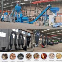 China 1-10TPH Biomass Pellet Production Line for Pine Straw Wood Chips 6-12mm Pellets for sale