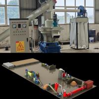 China 800kg 1 Ton Biomass Wood Pellet Production Line with PLC Control for Heating Fuel Manufacturing for sale