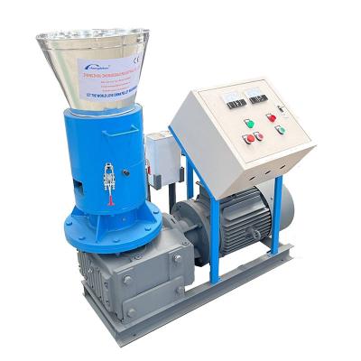 China Flat Die Wood Pellet Granulator Machine 380V with 20-35% Higher Output for Biomass Fuel Production for sale