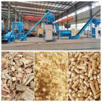 China Complete 1-5T/H Biomass Sawdust Wood Pellet Production Line with 55-160kW Power for Heating Fuel for sale