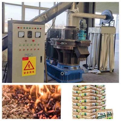 China 2-3tph Ring Die Pellet Machine Biomass Pellet Production Line CE 380V 50Hz for sale