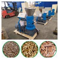 China 22kW-55kW Wood Pellet Mill with 300-800kg/h Capacity | CE Certified Flat Die Machine for sale