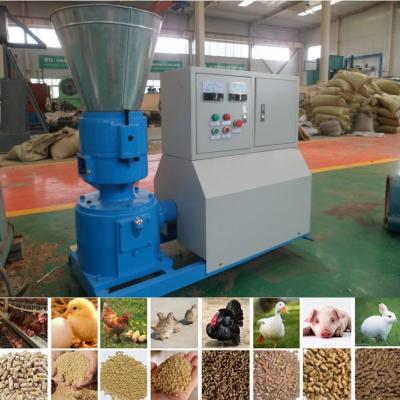 China Feed Pellet Mill Machine 50-1200kg/h Capacity with 3-30kW Power for Poultry Cattle Pig Sheep for sale