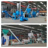 China Automatic Animal Feed Pellet Production Line 1-2t/H Capacity with 1-10mm Adjustable Pellet Size for sale