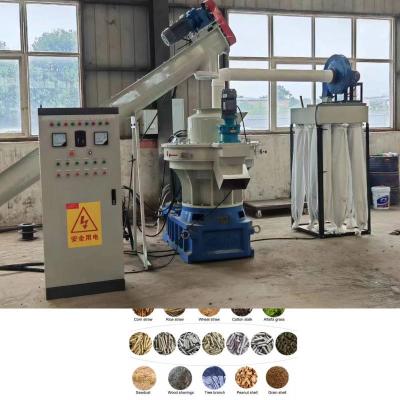 China Vertical Ring Die Wood Pellet Machine 6-12mm 55-160kw Energy Saving Pelletizer for sale