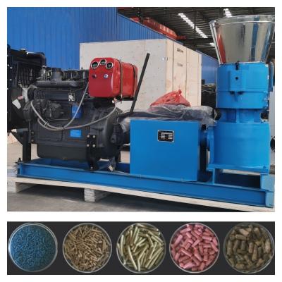 China 3kW-30kW Poultry Feed Pellet Machine 50-1200kg/h Output 2.5-12mm Pellet Size for Livestock for sale