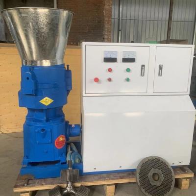 China Carbon Steel Feed Pellet Mill 380V 50HZ with Adjustable Die - 200-1100 kg/h Production Capacity for sale