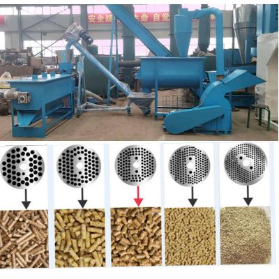 China 2-Ton/Hour Feed Pellet Production Line - Complete 7-Stage Processing System for Aquaculture Farms for sale