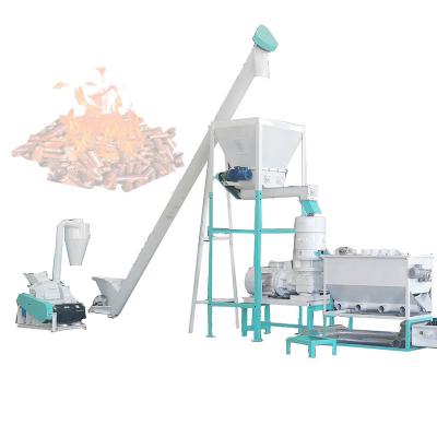 China 500-600kg/H Wood Pellet Making Machine Sawdust Pellet Production Line 6-12mm for sale