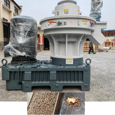 China 6mm 8mm Ring Die Wood Pellet Mill with Auto Lubrication - 1-4 Tons/Hour Capacity, 55-132kW Power for sale