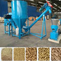 China 195kW Feed Pellet Production Line - 2 Ton/Hour Poultry Feed Making Machine with Complete Processing System for sale
