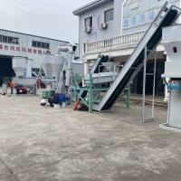 China 132kW Biomass Pellet Production Line with 2-12mm Pellet Size and Automatic Lubrication System for sale