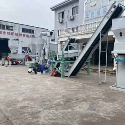 China 132kW Biomass Pellet Production Line with 2-12mm Pellet Size and Automatic Lubrication System for sale