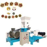 China 100-500kg/H Capacity Pet Food Extruder Machine with 5.5-110kW Power for Floating Fish Feed Production for sale