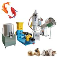 China Floating Fish Feed Extruder Machine 40-2000 kg/h Production Capacity with 5.5-110 kW Power Options for sale