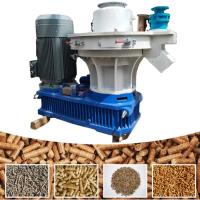 China 2-3T/H Output Ring Die Biomass Wood Pellet Mill Maker for Home Heating 160kw for sale