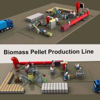 China 1-5 T/H Complete Wood Biomass Pellet Production Line with 15% Moisture Control for Fuel Pellet Manufacturing for sale