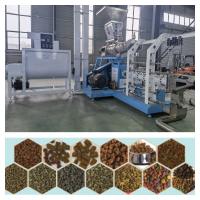 China Stainless Steel Floating Fish Feed Production Line 1-12mm Pellets 100-500kg/h Capacity 5.5-132kw Power for sale