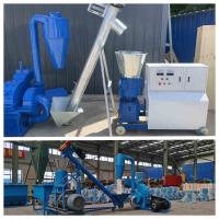 China 300kg/h Wood Pellet Production Line Cost Effective Flat Die Pellet Mill 6-12mm for sale