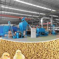 China 1000kg/h Feed Pellet Production Line for Livestock Poultry with CE Certification for sale