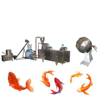 China Stainless Steel Floating Fish Feed Production Line with 0.75kw Screw Conveyor - 100-500kg/h Capacity, 380V Industrial Grade for sale