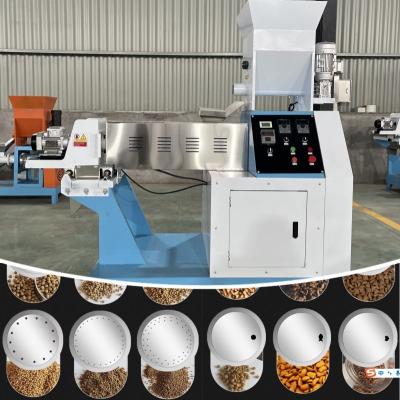 China 300-350kg/H Electric Fish Feed Extruder Machine with 22kW Motor for Small to Medium Feed Production for sale