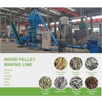 China 500kg/h to 1t/h Wood Pellet Production Line Biomass Fuel Pellet Making Machine for sale