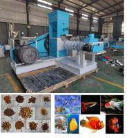 China CE Certified Dry Type Fish Feed Extruder Machine with 40-1200 KG/H Capacity and 2 Year Warranty for sale