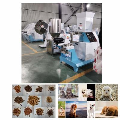 China Custom Dry Type Animal Feed Extruder Machine for Aquaculture - 40-1200 KG/H Capacity with 5.5-90 KW Power for sale